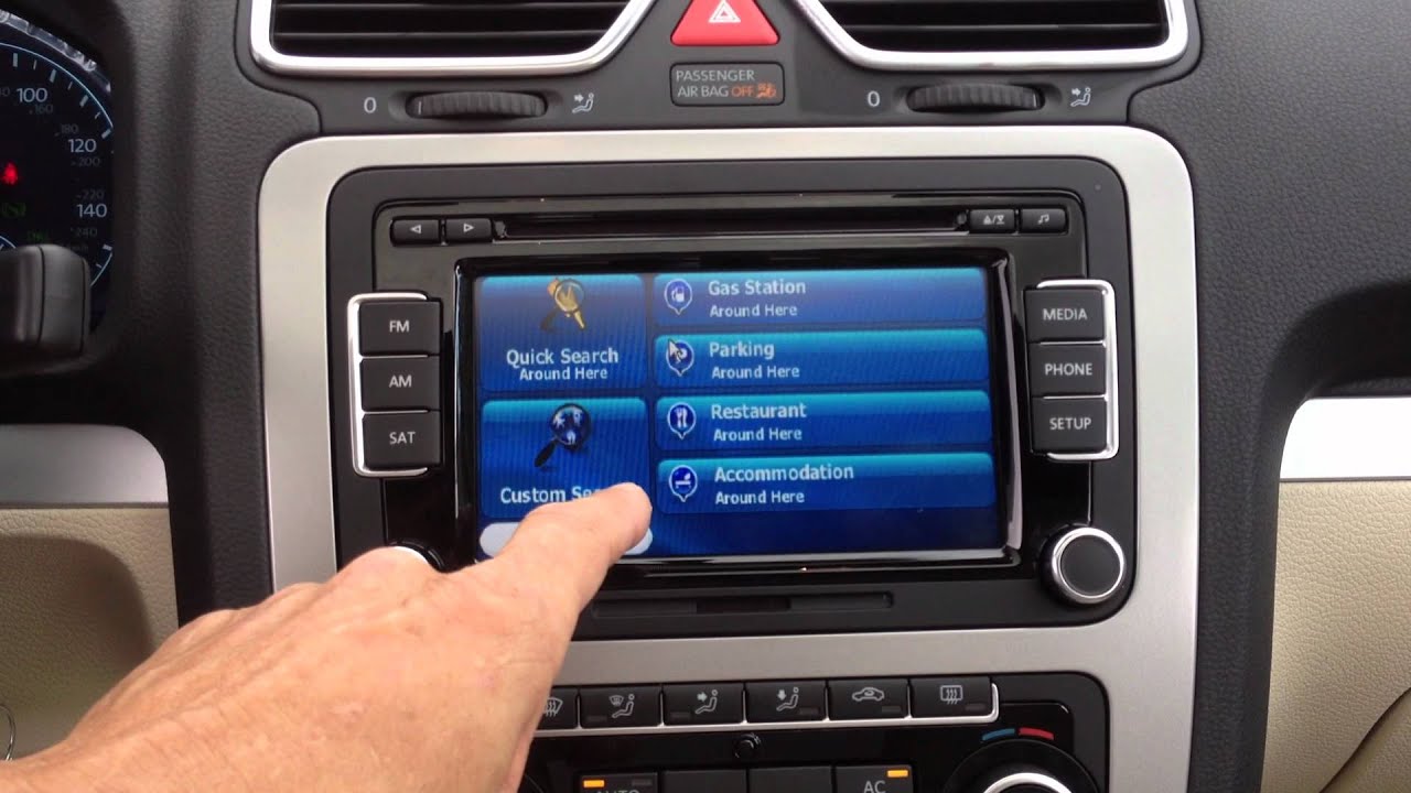 VW Factory Navigation Integration Prodigy One - YouTube