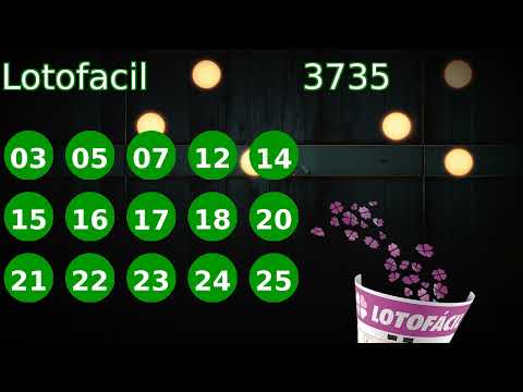Resultado Lotofacil 14/07/2026. Concurso 3735. O premio estimado é de R$ 2.000.000,00.