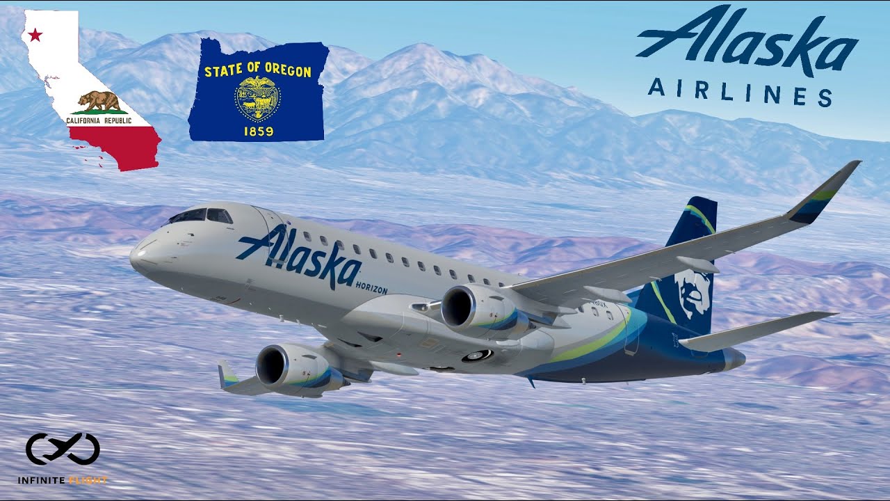 Infinite Flight 22.7: Santa Ana (SNA) to Portland (PDX) | Alaska ...
