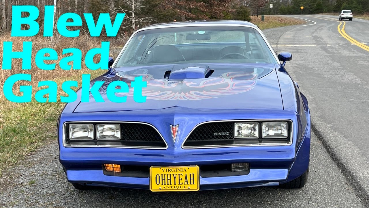 Install Edlebrock heads on 1978 Pontiac Trans AM (engine in car) - YouTube