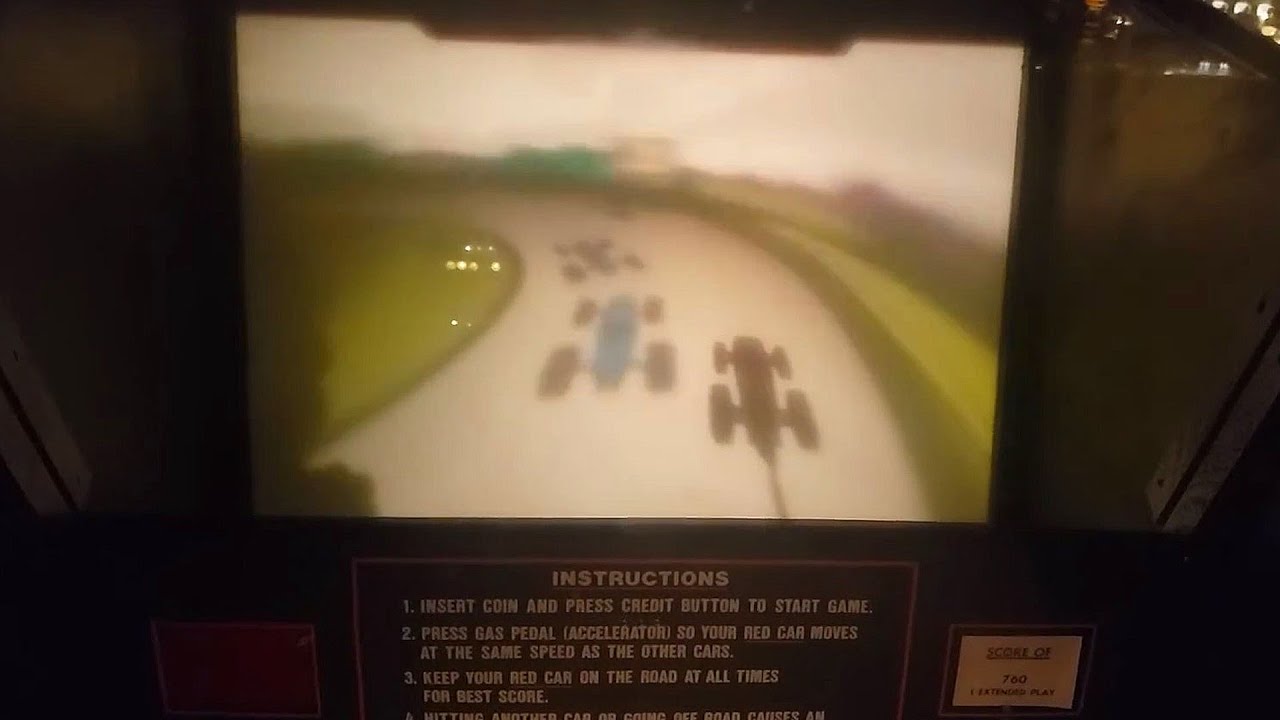 Speedway (Arcade, 1969) - Electromechanical Driving Arcade Game! - YouTube
