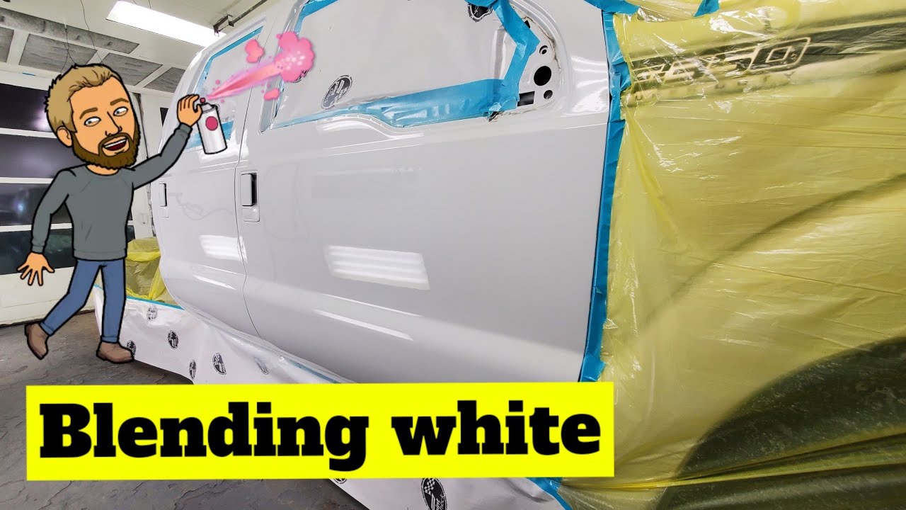 Painting and Blending White Basecoat - YouTube