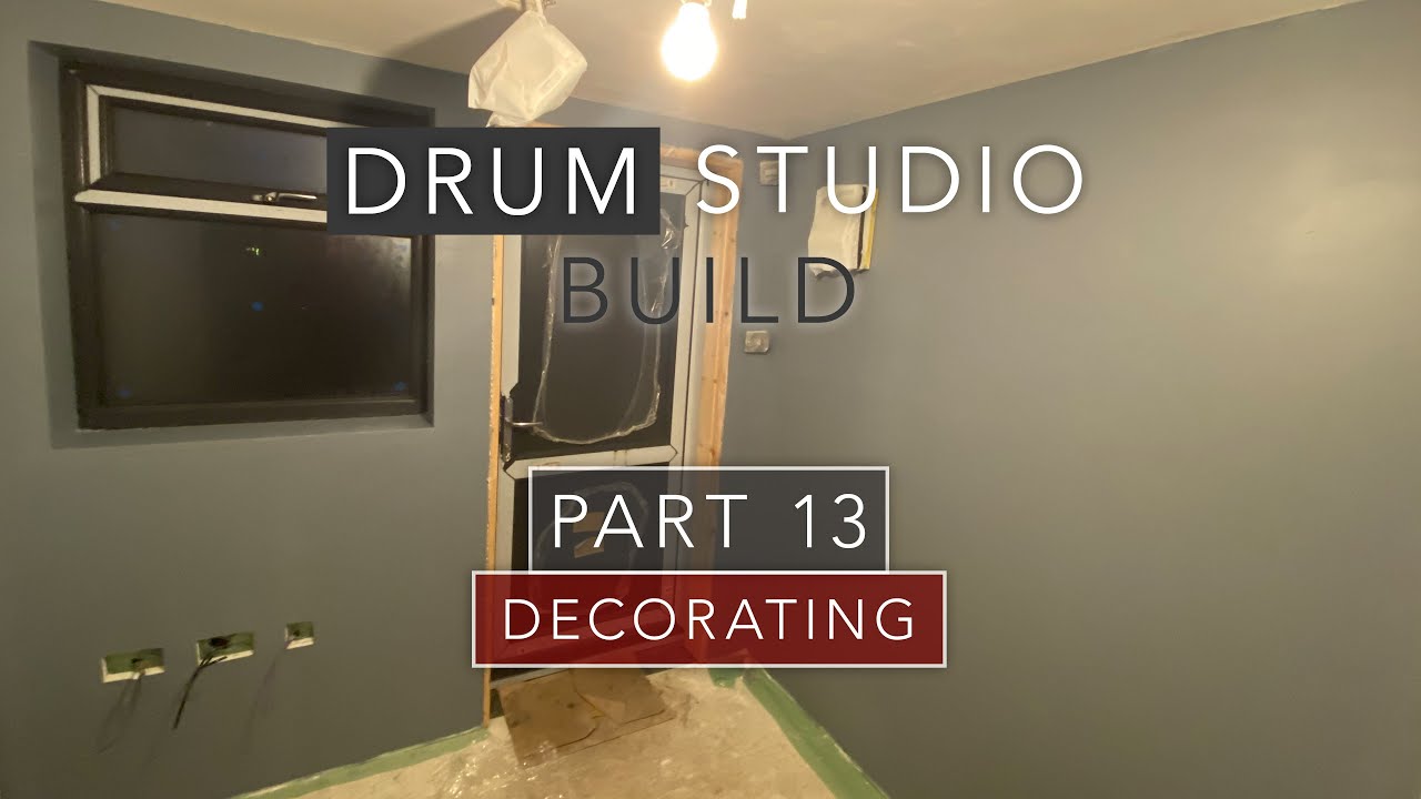 Back after 4 years! Decorating the Garden Room - Drum Studio Garden Room Build - Part 13 - YouTube