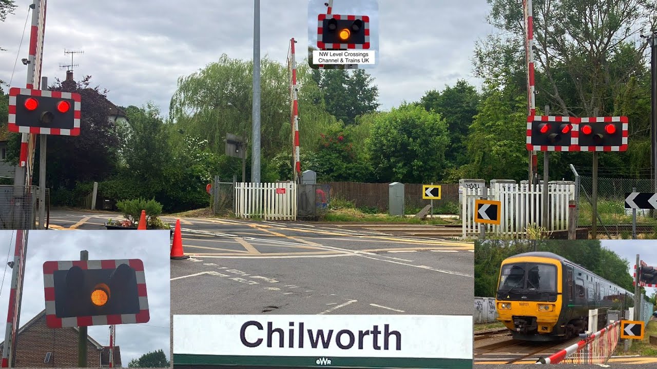 (Slow Bells | Now Replaced) Chilworth Level Crossing, Surrey - YouTube