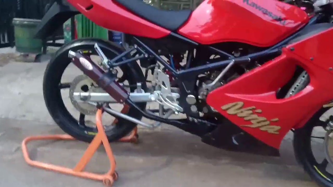 TERJUAL Ninja RR CBU 2006 Merah.Spek cek deskripsi - YouTube