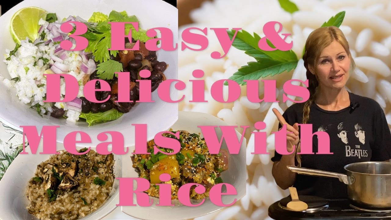 3 Easy ,Cheap & Healthy Rice Meals! Make perfect rice for Fried Rice ...