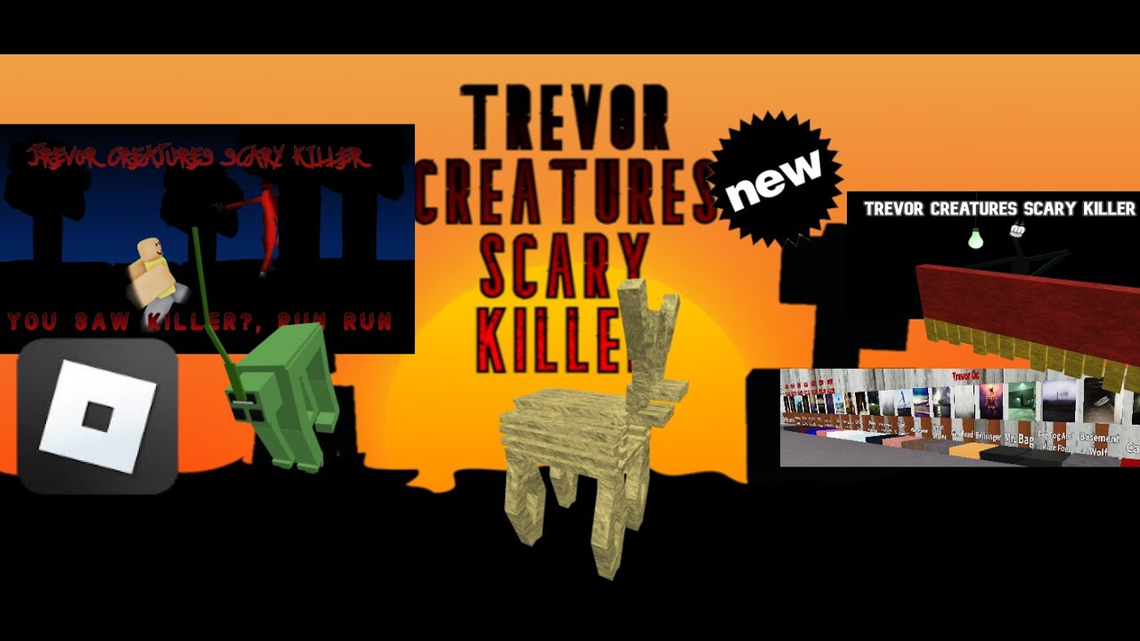 Trevor Henderson CREATURES IN (Roblox! Trevor Creatures Scary Killer💀 ...