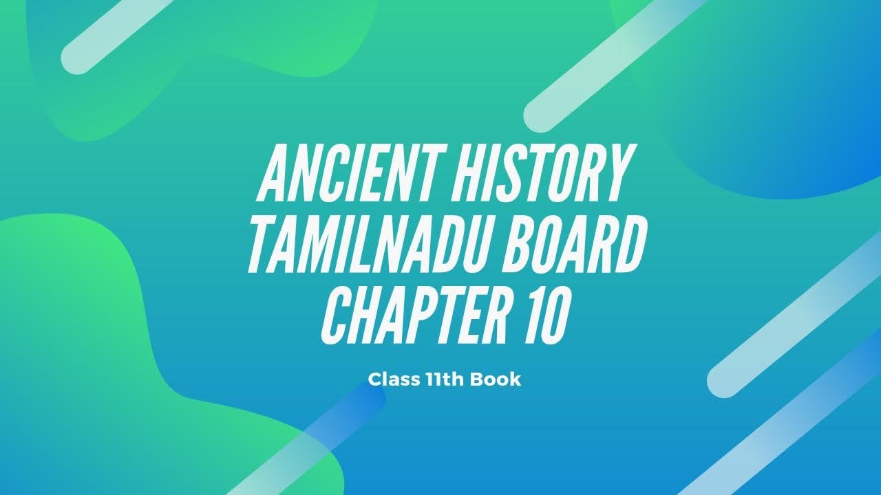 Tamilnadu Board class 11 History Chapter 10 (Video 9) | Harshavardhana ...