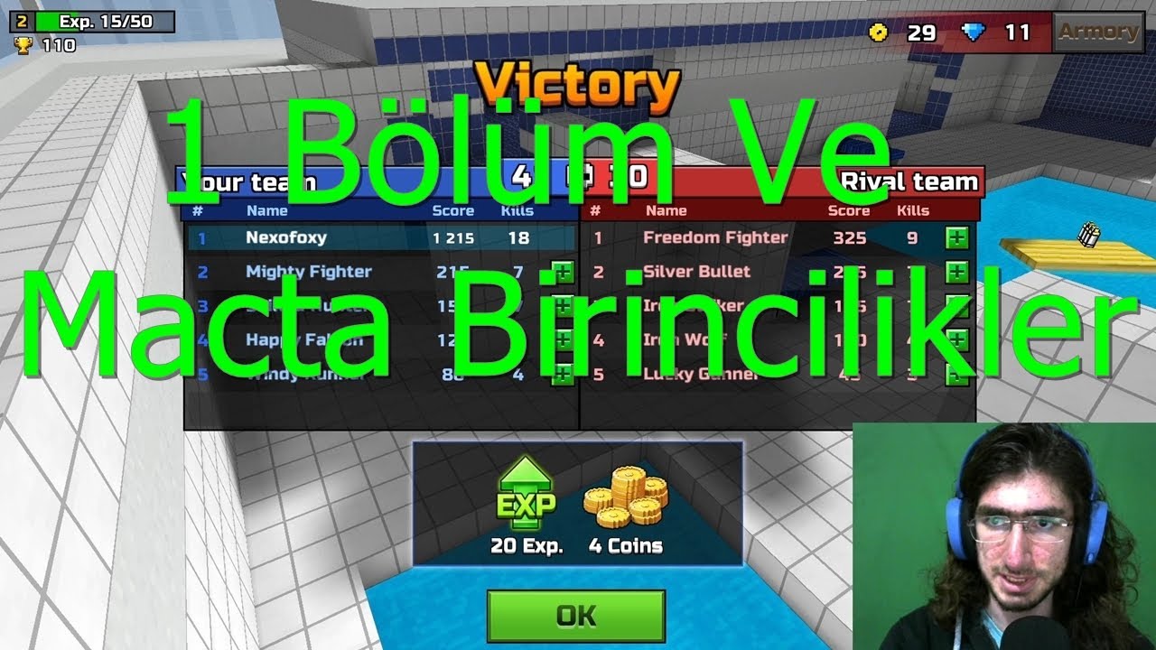 Kolay İlk Maçlar - Pixel Gun 3D Bölüm 1 - YouTube