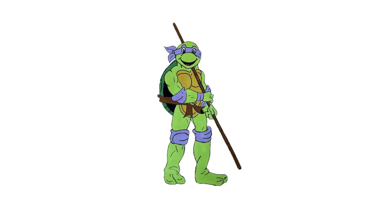 Drawing Donatello – the Smartest Teenage Mutant Ninja Turtles Superhero ...