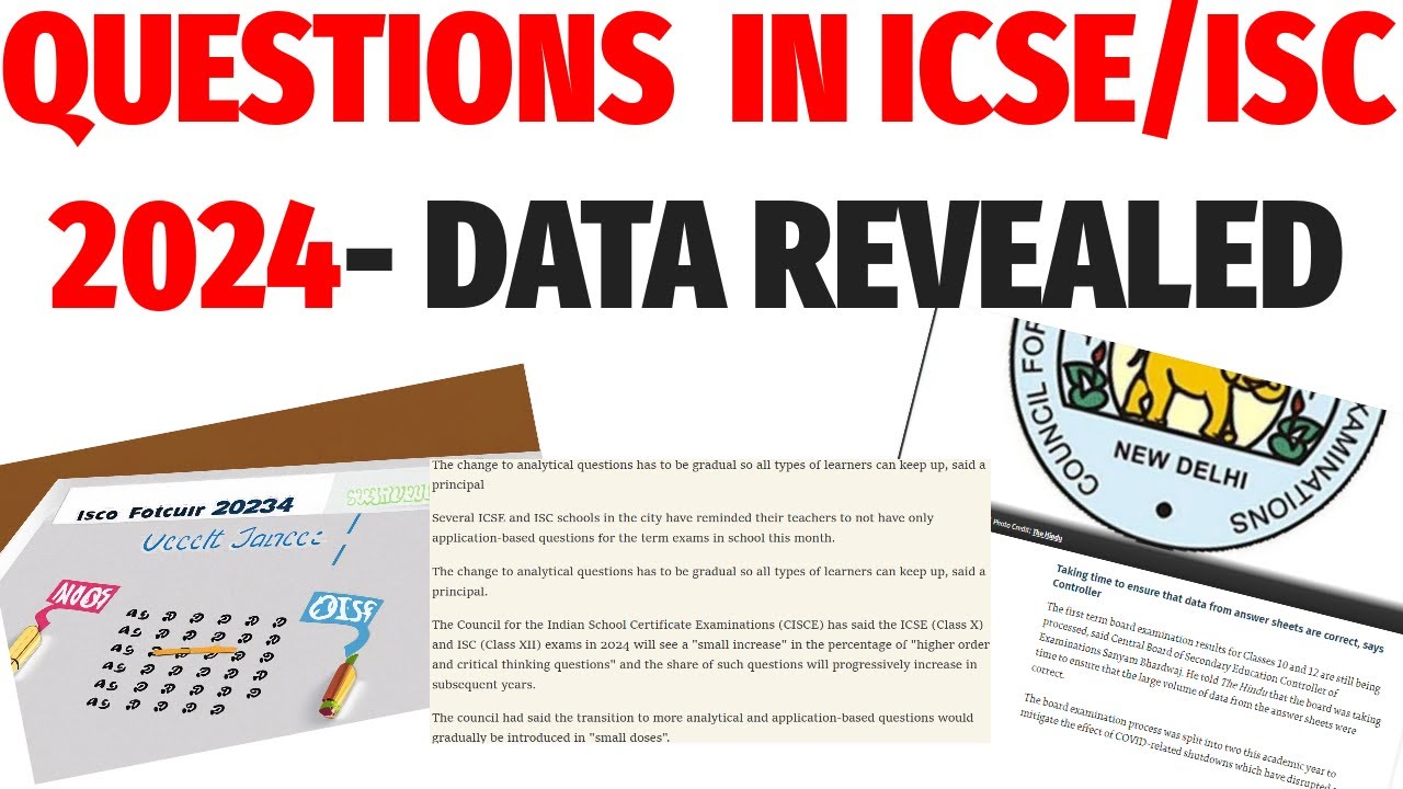 An Essential Good Update You must Know for ICSE/ISC 2024 Board Exams# ...