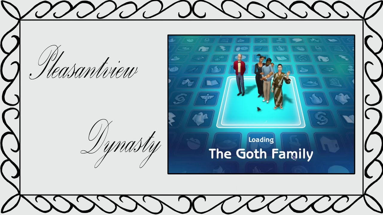 The Goth Family episode 5 Pleasantview Dynasty Series | The Sims 2 ...