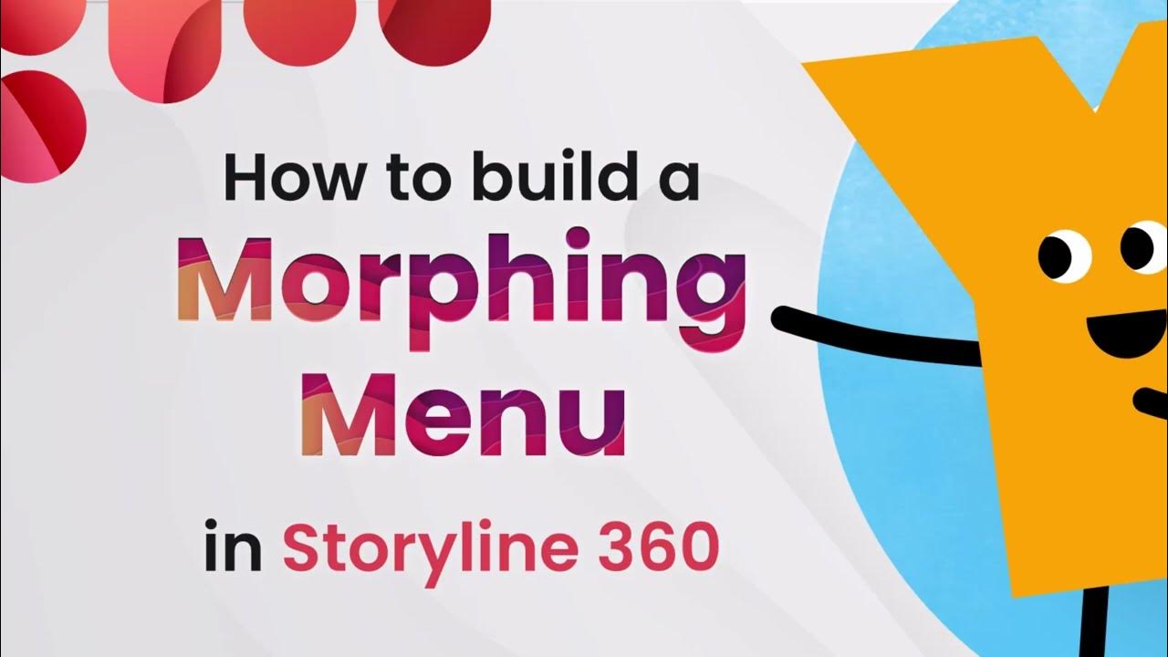 How to Build a Morphing Menu in Articulate Storyline 360 - YouTube