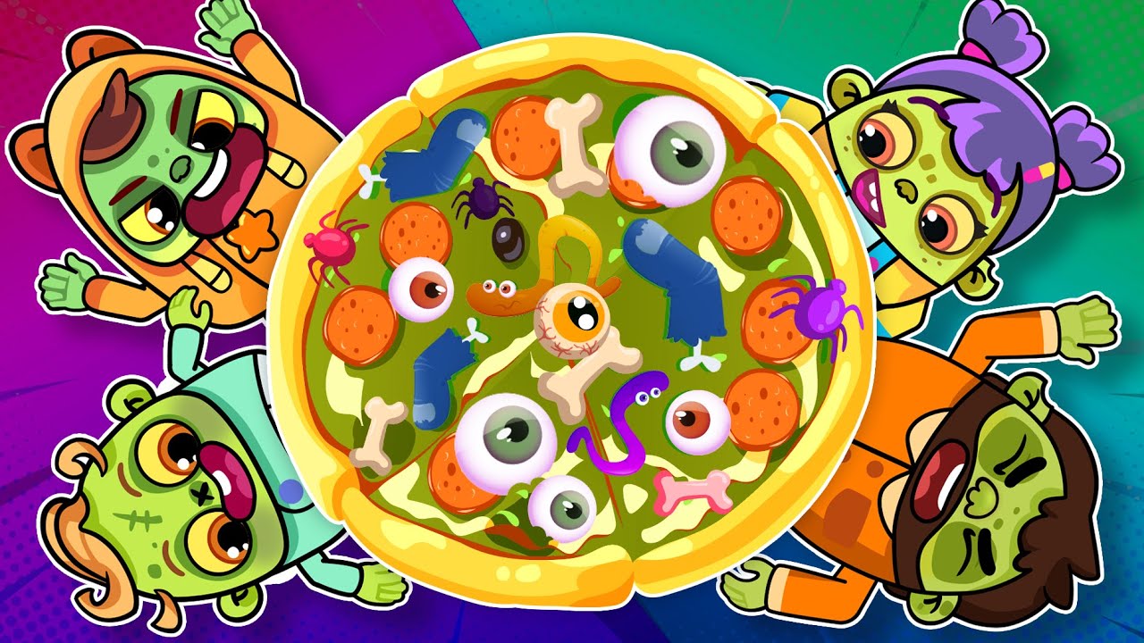 Zombie Pizza Song 🍕 + MORE | Kids Songs by Comy Toons - YouTube