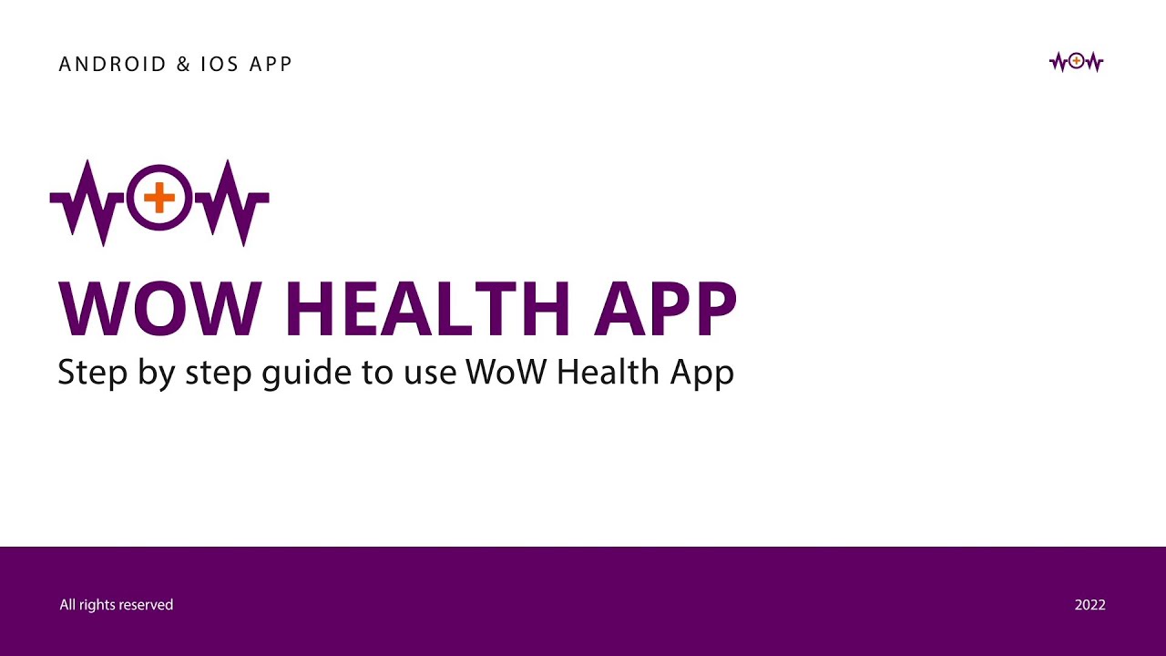 Using WoW Health Mobile App - YouTube