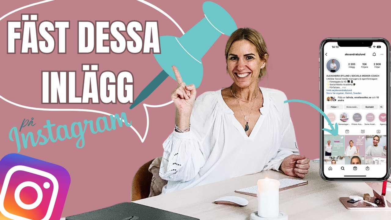 Instagram: Så väljer du vilka inlägg du ska fästa#socialmedia # ...