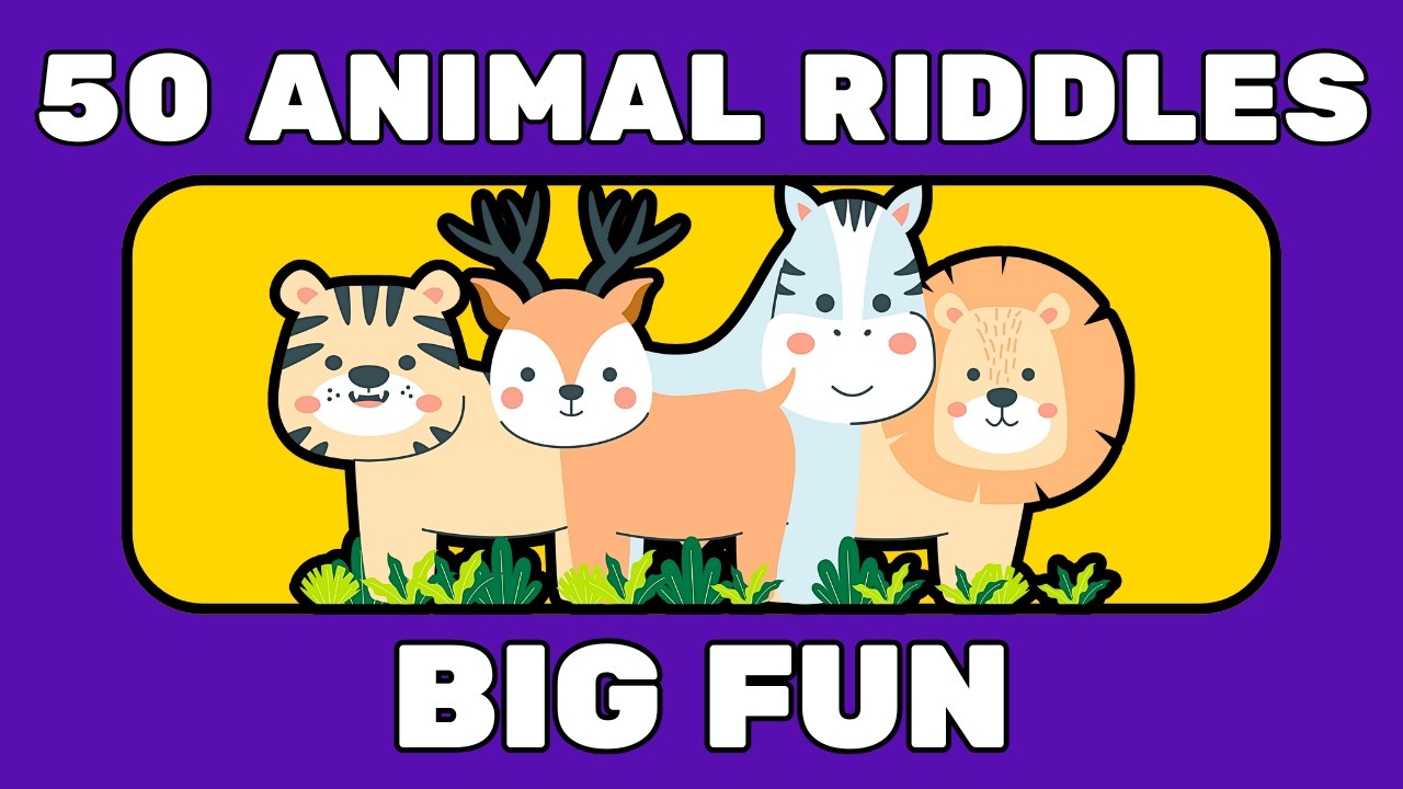 Can You Guess the Animal? 🐾 50 Fun Riddles for Kids! | Animal Quiz ...