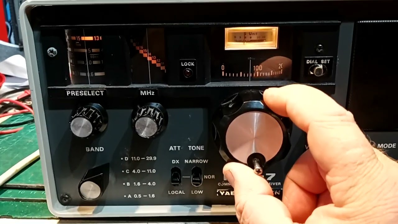 Yaesu FRG-7 serviced - YouTube