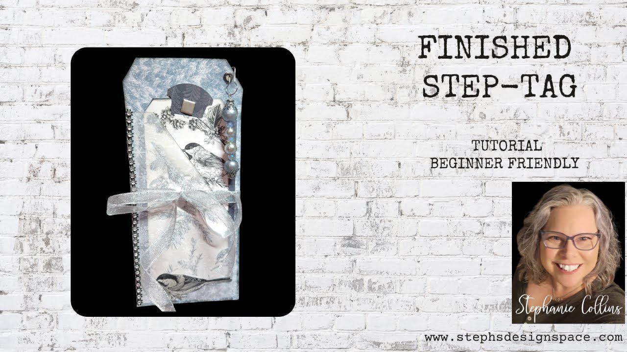 Finished Step-Tag- Using Different Mediums - YouTube