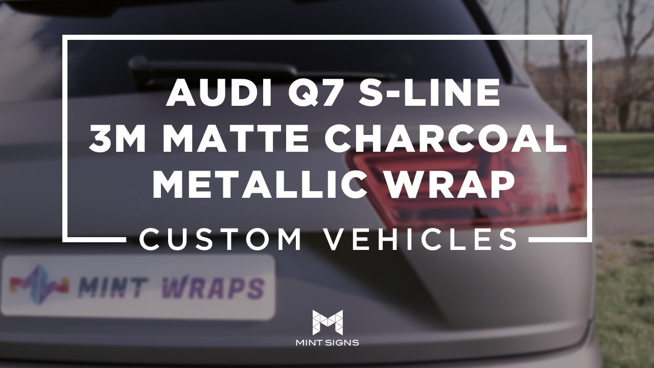 MINT WRAPS AUDI Q7 | Watch us wrap this Audi Q7 S-Line in Matte ...