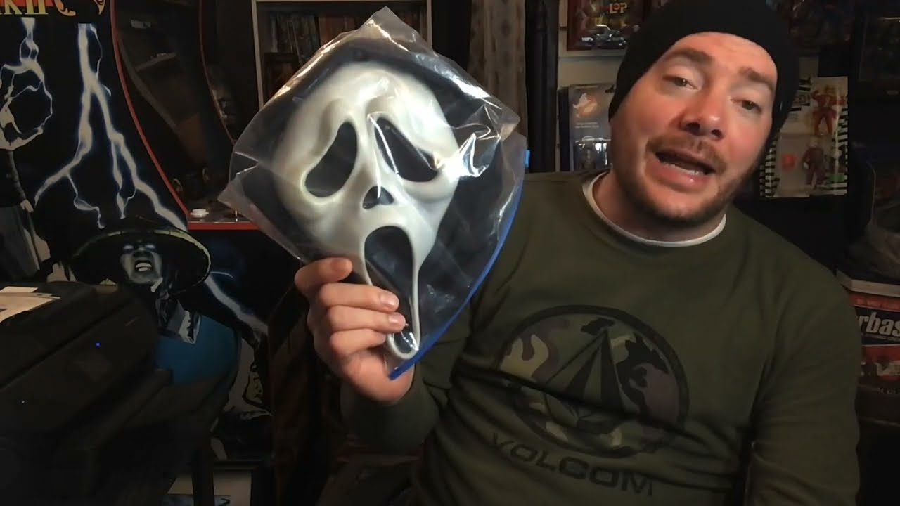 Scream 2022 Mask and Production Items Ghostface Sketch and Hero Fabric ...