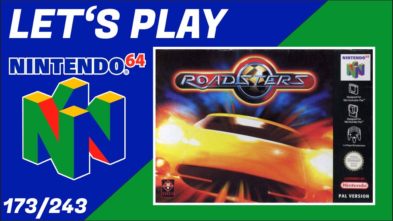 Roadsters - Let's Play N64 Folge 173 - YouTube