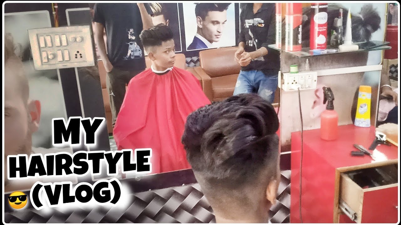 MY HAIRSTYLE /VLOG #1/HALF FADE /HAIRCUT FOR BOY'S - YouTube