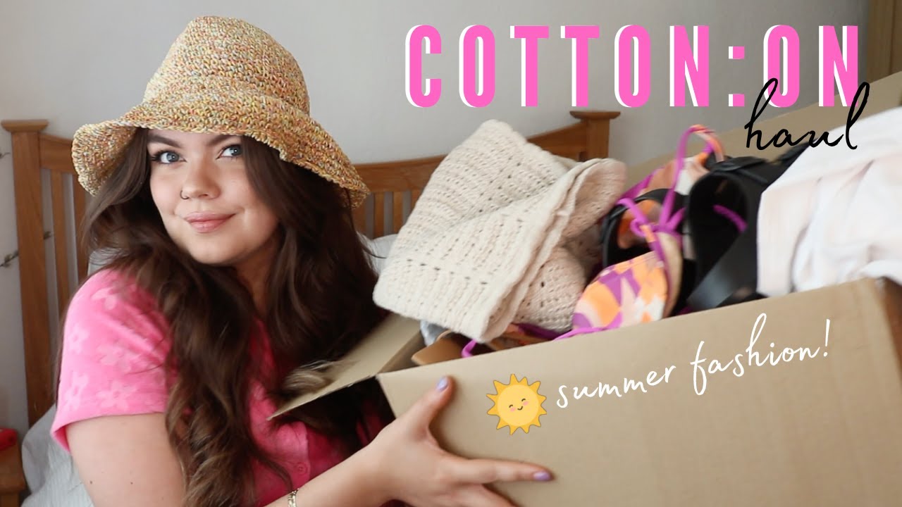 cotton:on holiday haul | crochet, colour & summer vibes! - YouTube