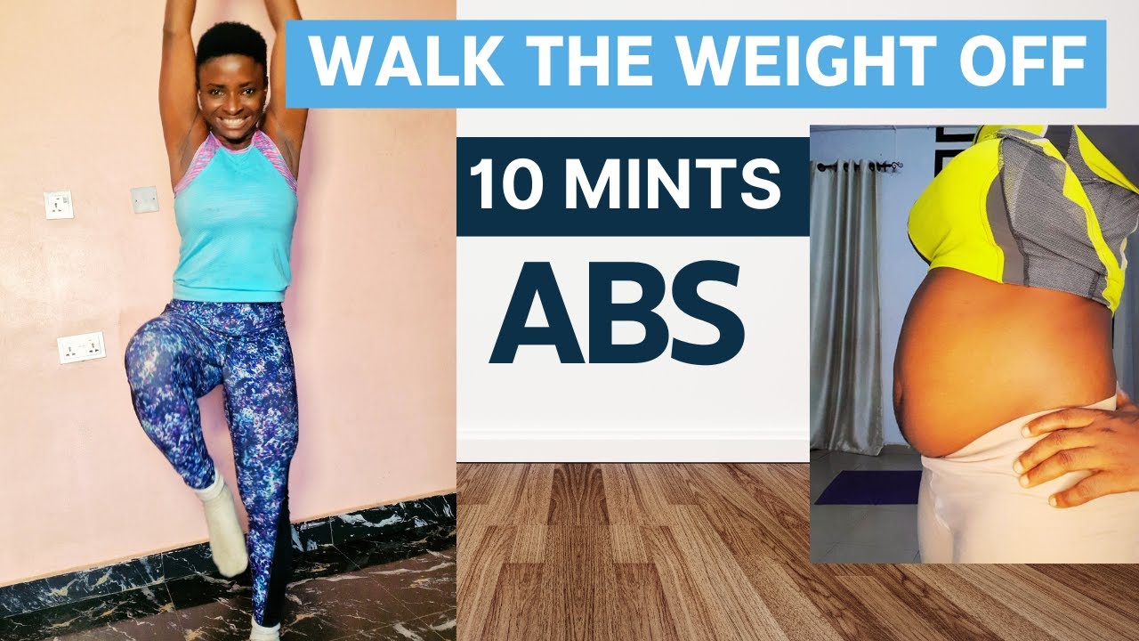 Burn Belly Fat in 10 Mint Standing Abs Workout (INTENSE)#Abs - YouTube