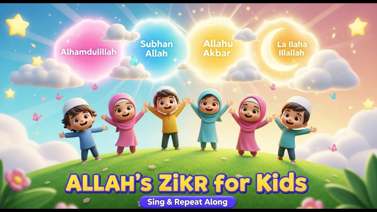 ALLAH’s Zikr for Kids | Sing Along & Remember ALLAH Everyday! - YouTube