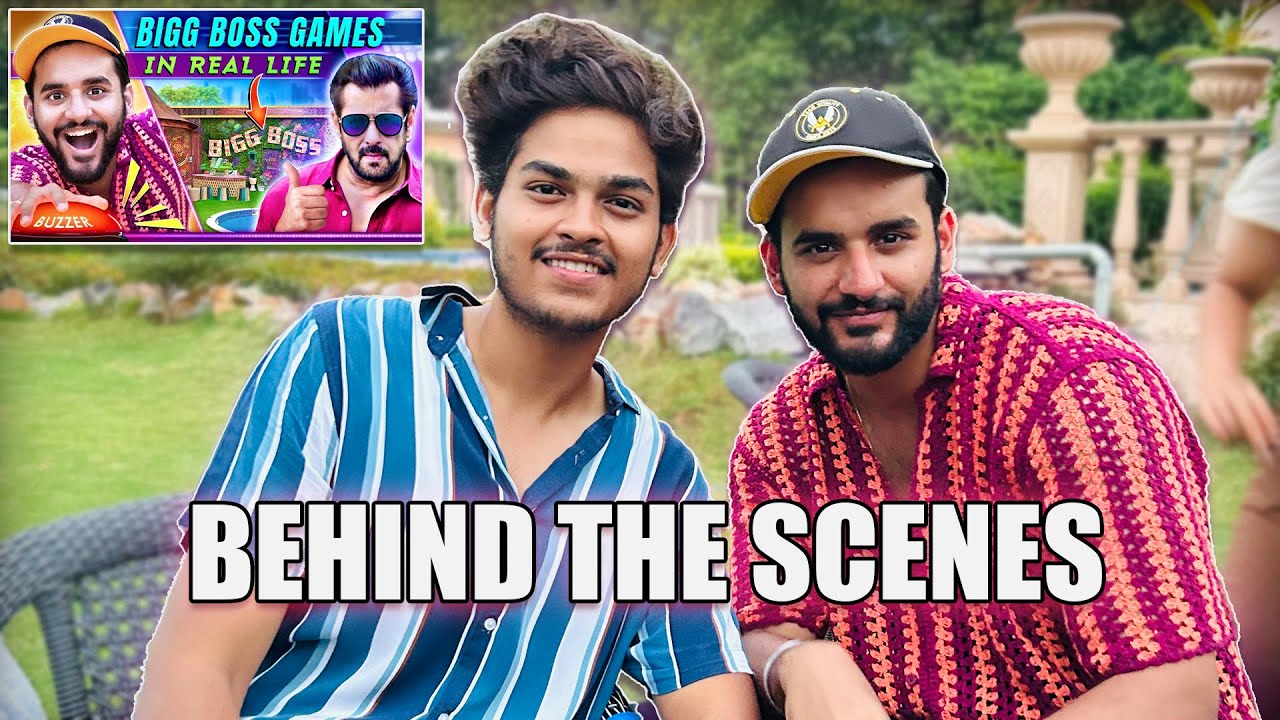 BIGG BOSS GAMES in REAL LIFE Behind the scenes with @FukraInsaan - YouTube
