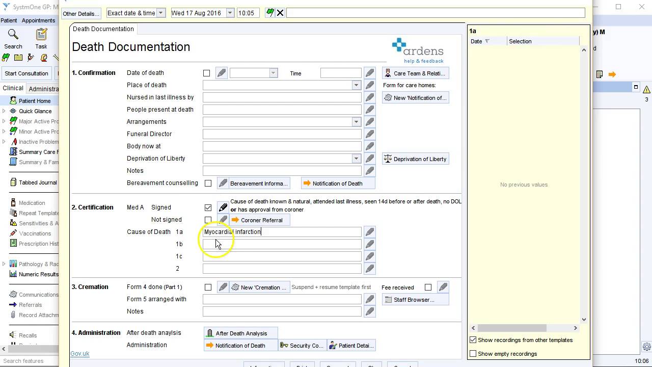 Death Documentation - YouTube