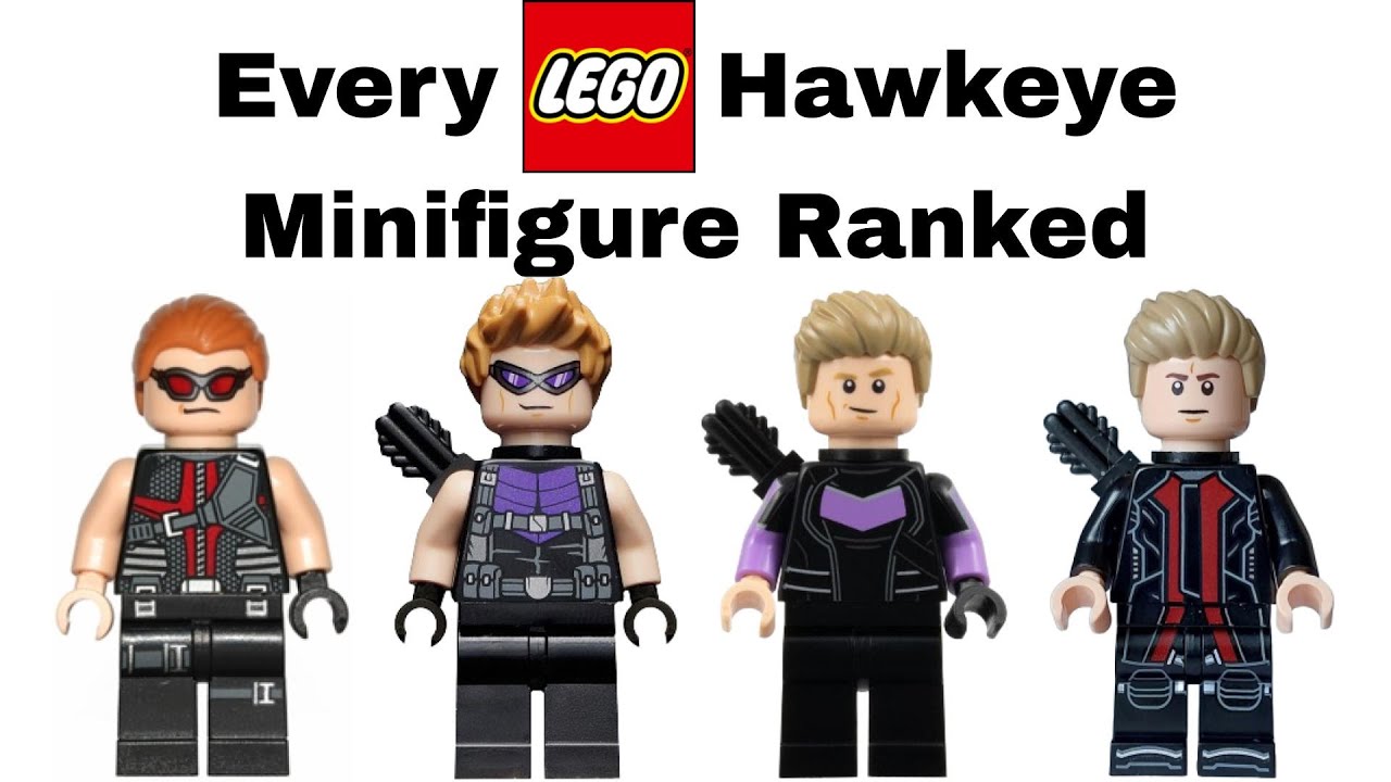 Every LEGO Hawkeye Minifigure Ranked - YouTube