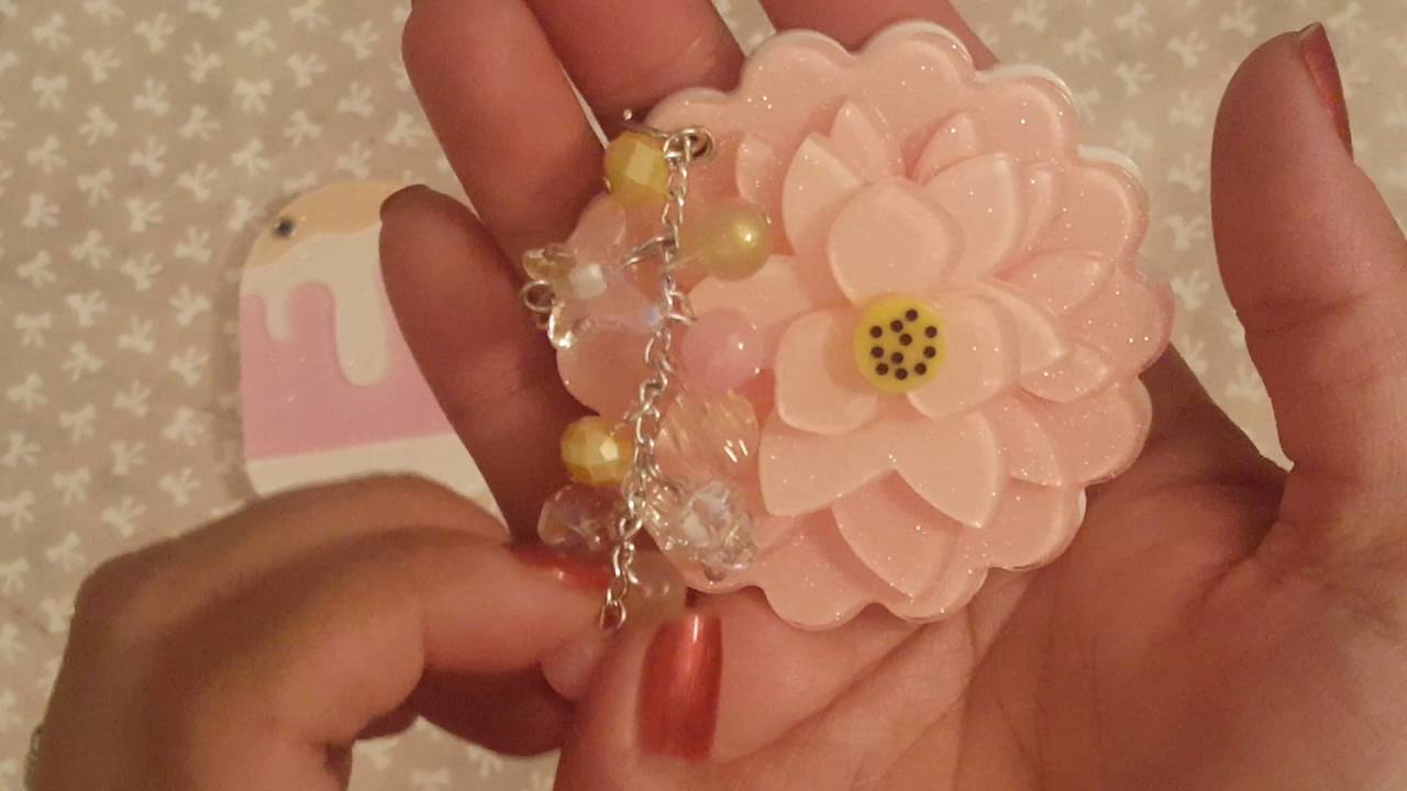 Cute bead dangle mirrors! - YouTube