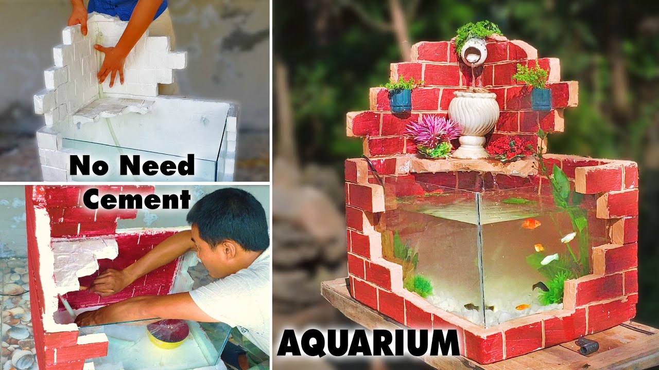 Fish Tanks Aquariums DIY | How to Make AMAZING AQUARIUM with Extremely ...