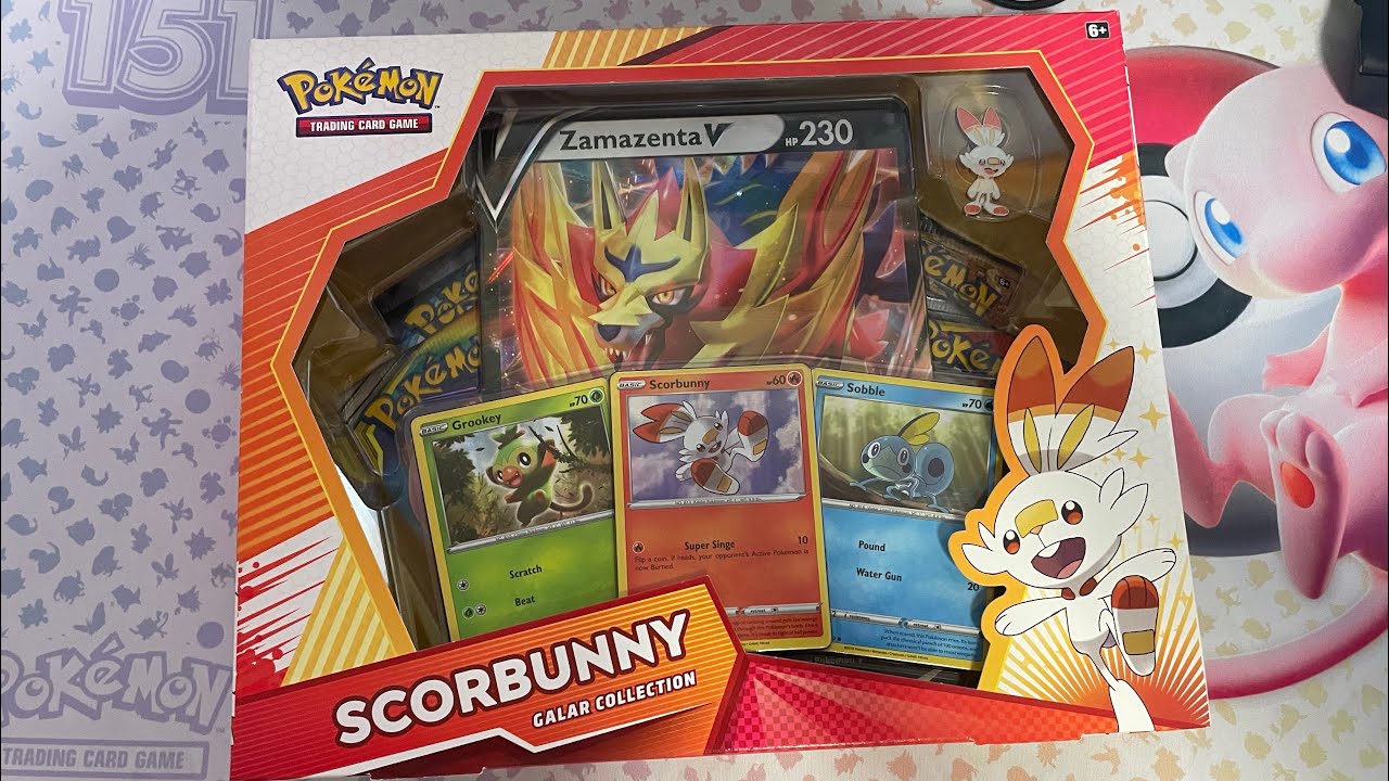 Opening up a Scorbunny GALAR Collection Box!!! - YouTube