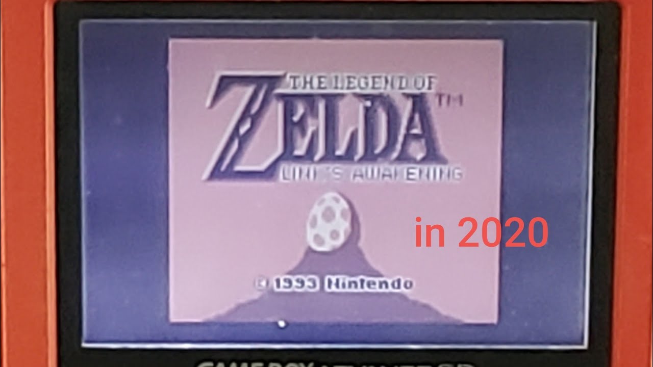 GameBoy: link awakening on gba sp in 2020! - YouTube