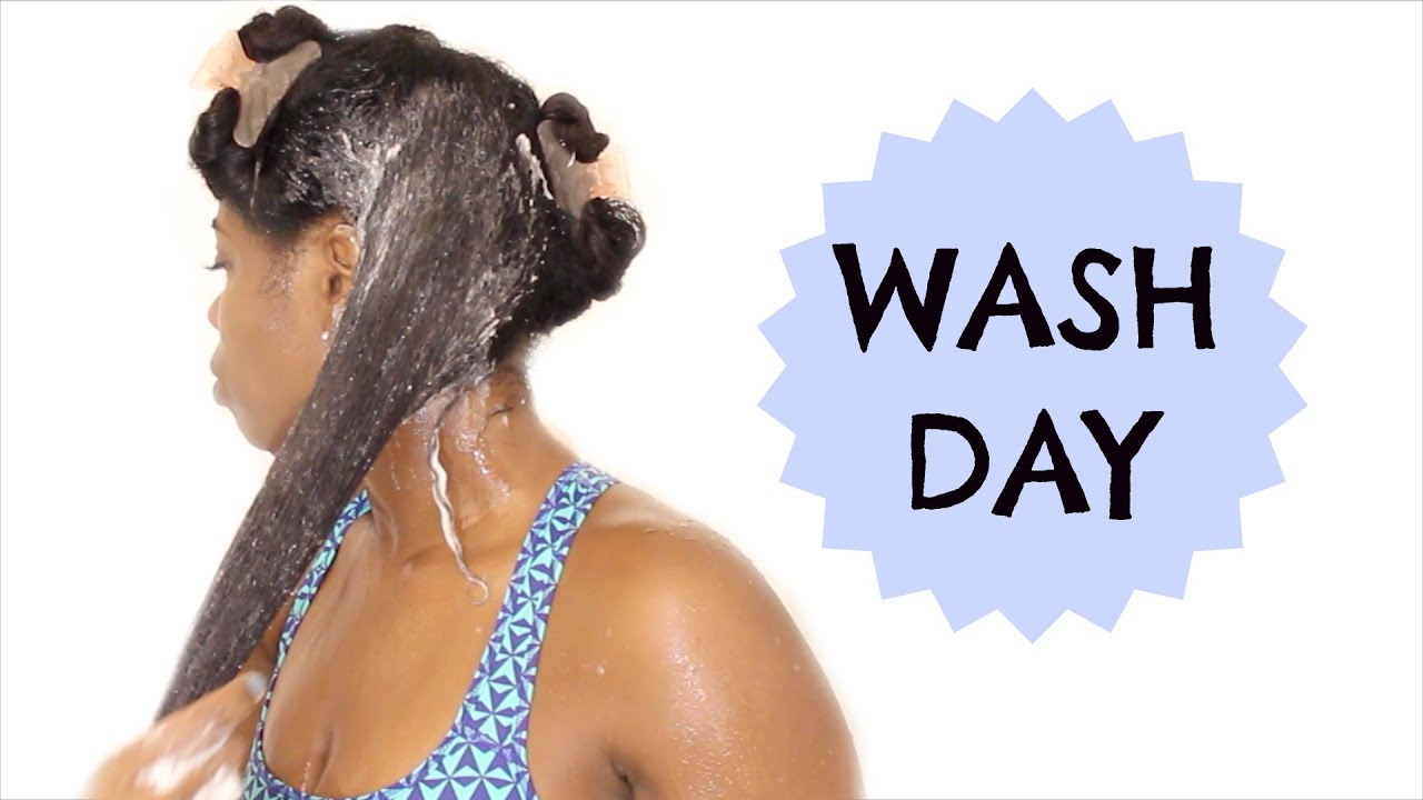 🚿 WASH DAY ROUTINE! *Start To Finish* - YouTube