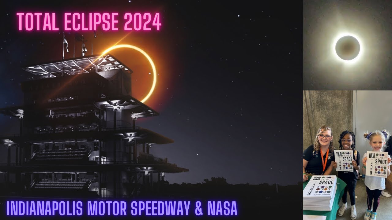 2024 Total Solar Eclipse Indianapolis Motor Speedway NASA Event - YouTube