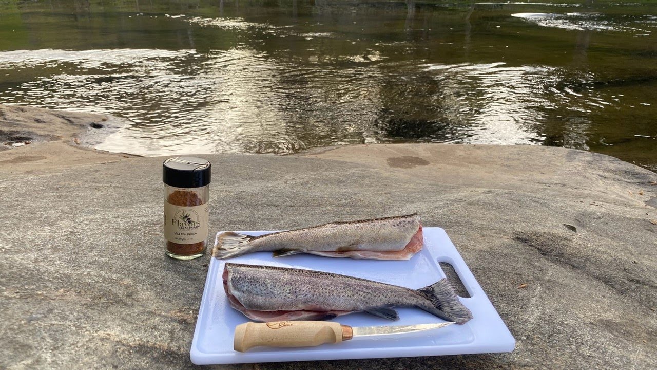 Trout Fishing With Jace and Cole-Catch And Cook - YouTube