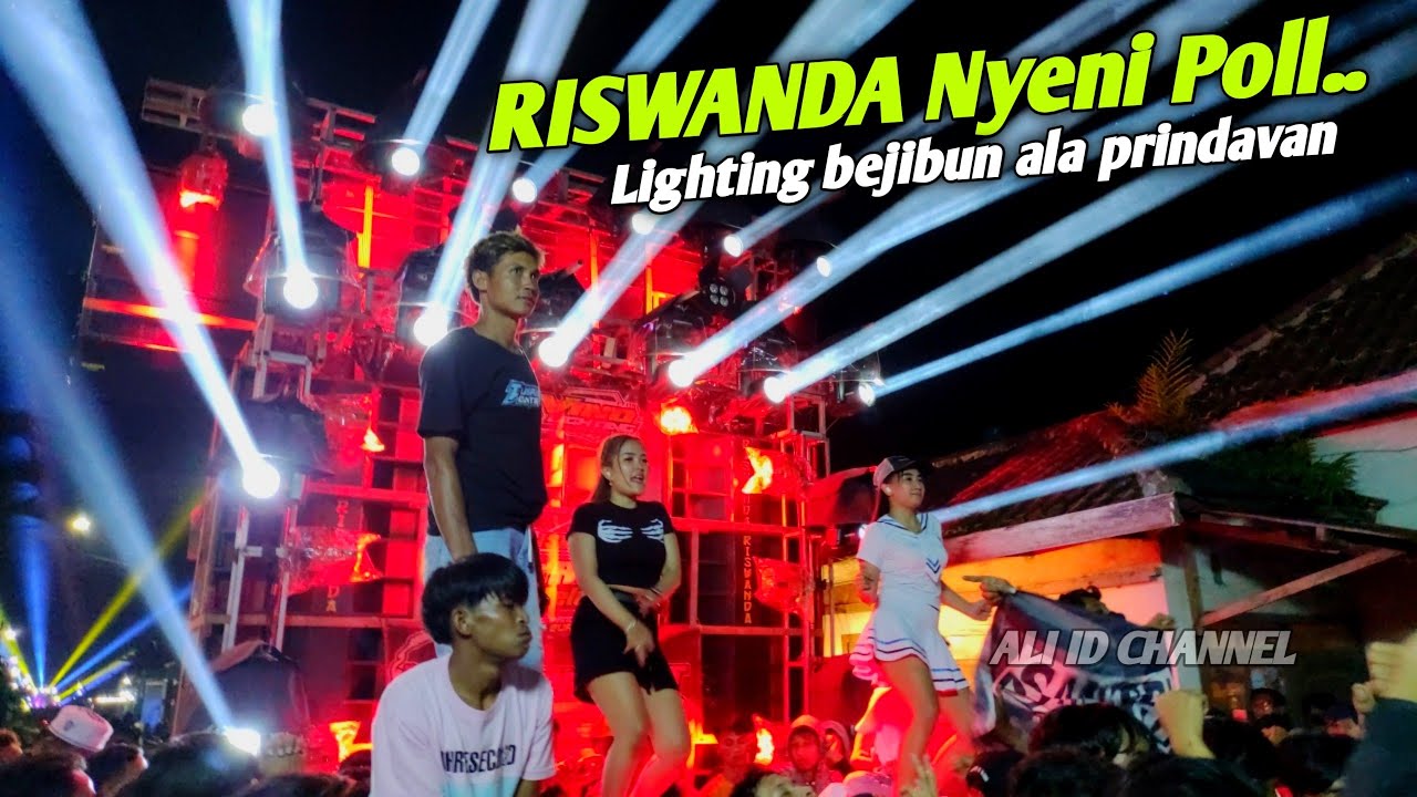 Riswanda ala Prindavan !! full lighting full penonton full kimplah ...
