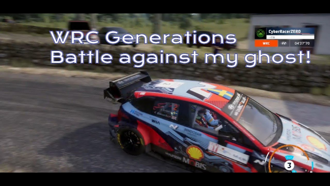 Battle against my ghost! WRC Generations gameplay & replay. #2 Hyundai ...