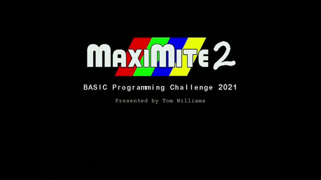 Colour Maximite 1 & 2 BASIC Programming Challenge 2021 - YouTube