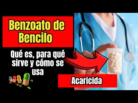 💊 Benzoato de Bencilo Qué es y para qué sirve, Dosis y Cómo se usa el ...