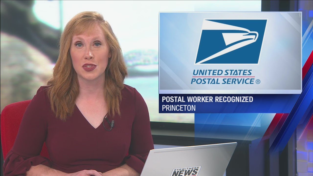Princeton hero postal worker awarded - YouTube