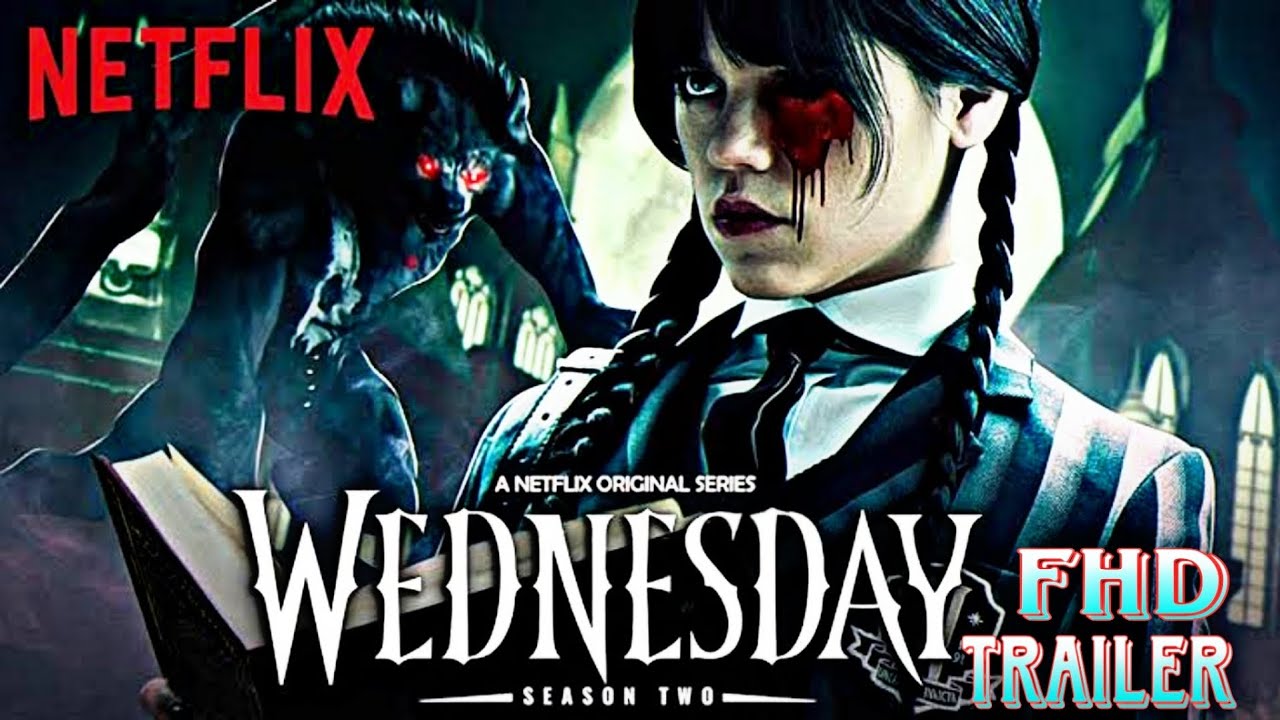 Wednesday Addams Season 2 - TEASER TRAILER | Netflix || 1080p FHD - YouTube