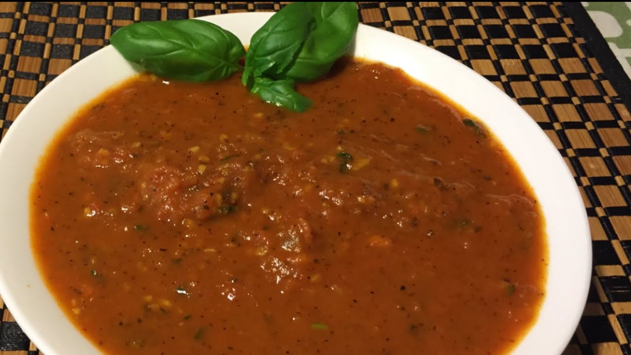 SALSA MARINARA DELICIOSA RECETA! - YouTube