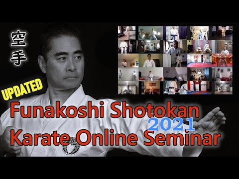 FUNAKOSHI SHOTOKAN KARATE WORLD Online Seminar by Kevin Funakoshi FSKA ...