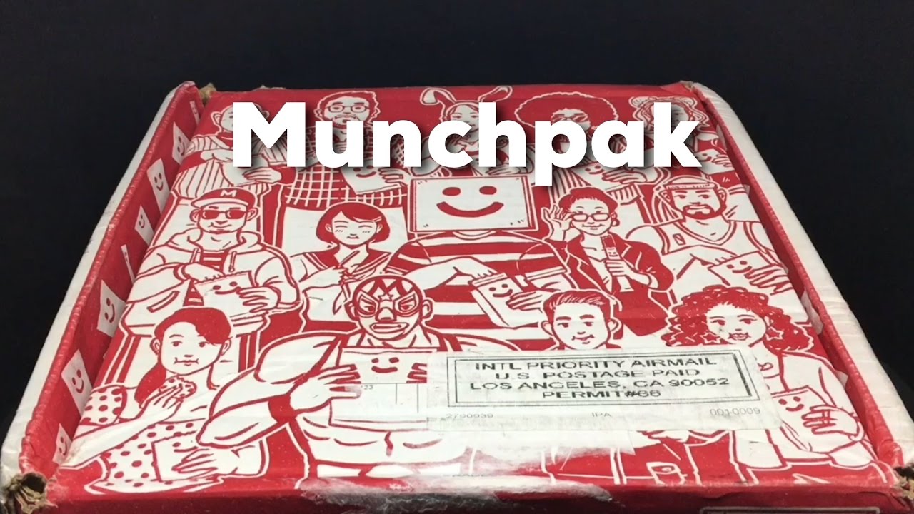 Munchpak Snacks Subscription Box Review - YouTube