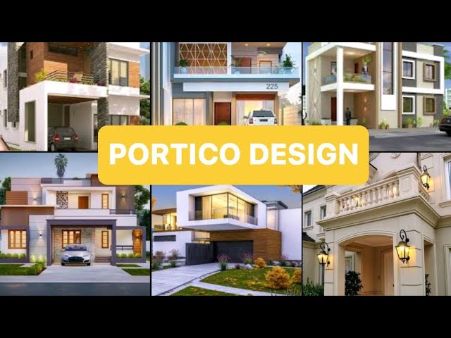 Architectural Residential Design Portico जबरदस्त घर